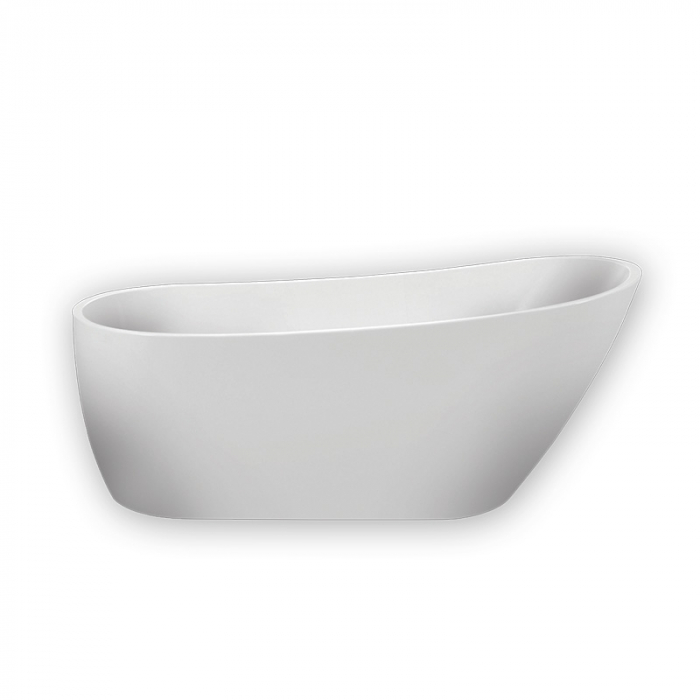 Cada baie freestanding alba, ovala, acril, 170 x 75 cm Florida Natalia ...